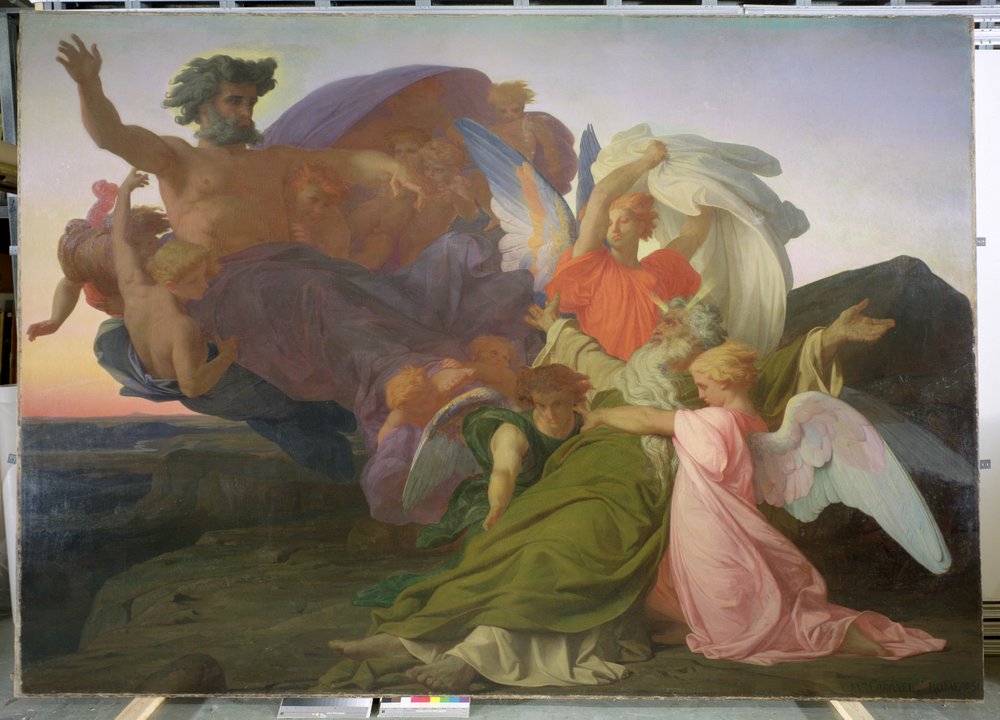 La Mort de Moïse, 1851 | Alexandre Cabanel | Estampe d'art