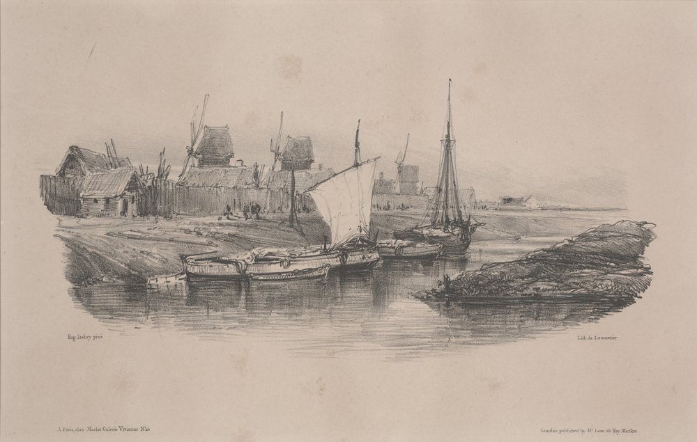 Bord du canal, Basse-Bretagne | Alfred Leon Lemercier