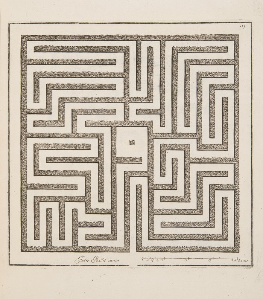 Conception pour Parterre, de Théâtre des Plans et Jardinages, pub. 1652