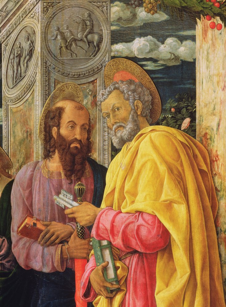 Retable de San Zeno Maggiore, Vérone, (détail)