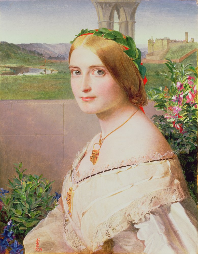 Portrait d'Adelaide Mary, Mme Philip Bedingfeld, 1859