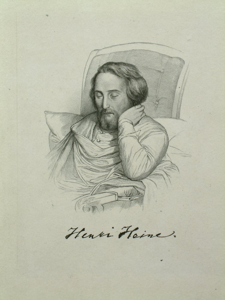 Portrait du poète Heinrich Heine 1797-1856, 1851