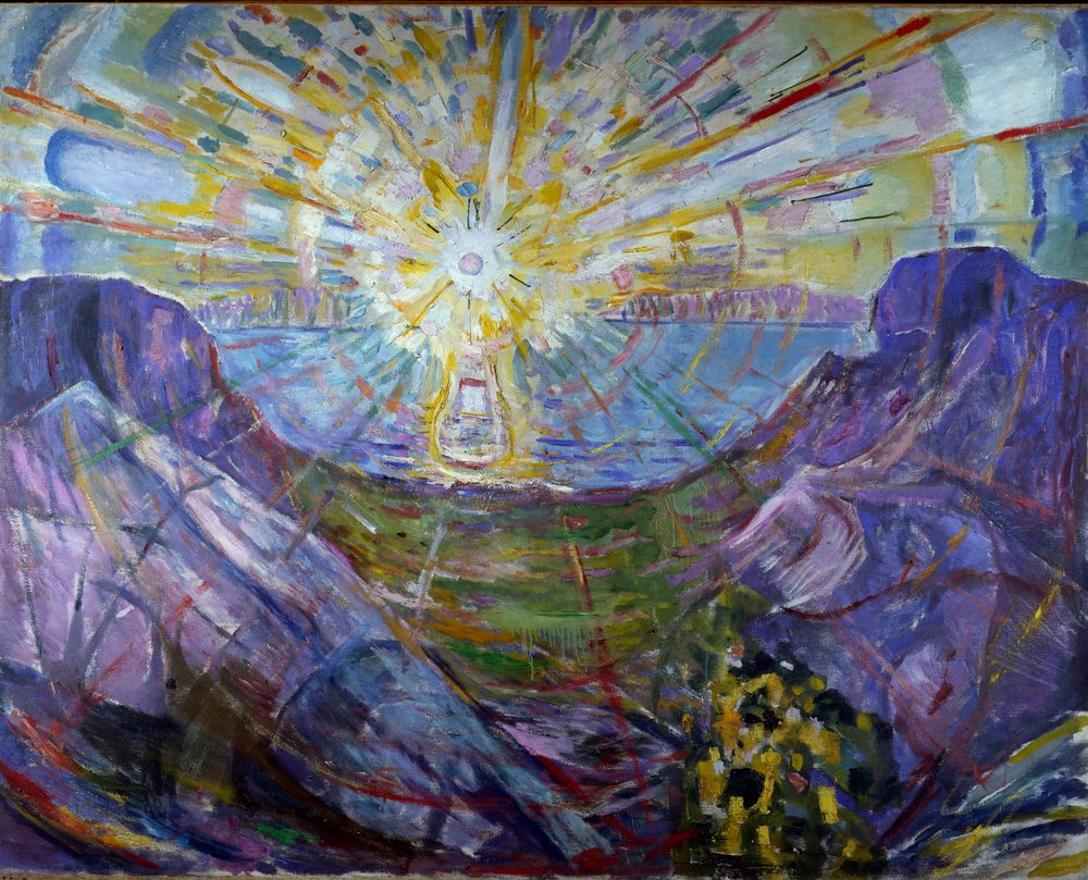 Le soleil | Edvard Munch | Estampe d'art