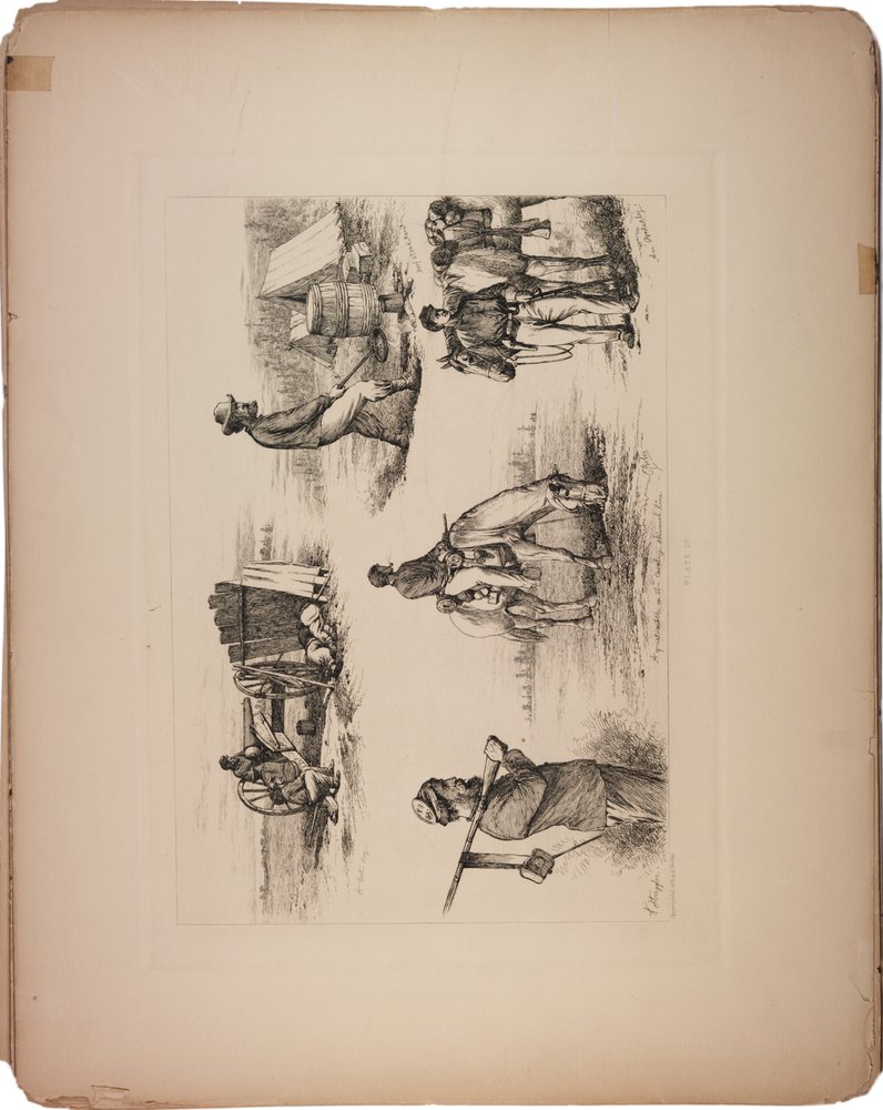 Une journée chaude, 1876 | Edwin Austin Forbes