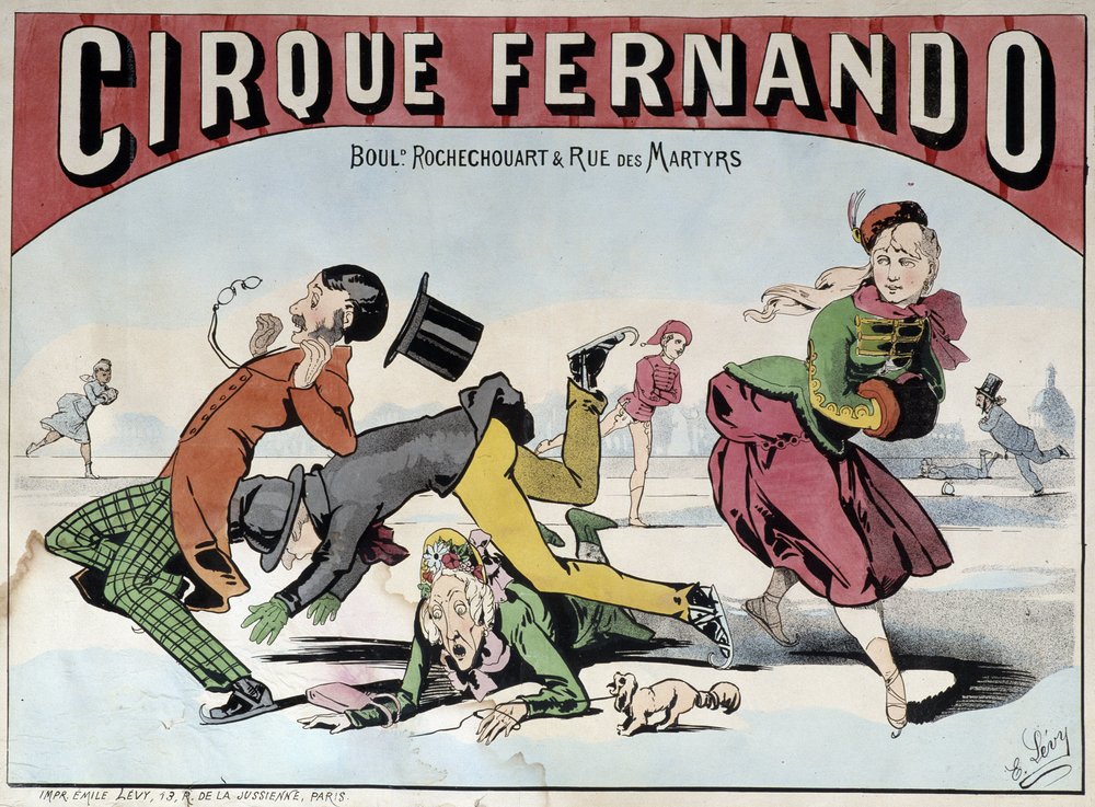 Cirque Fernando - Affiche par Lévy, fin du 19e siècle