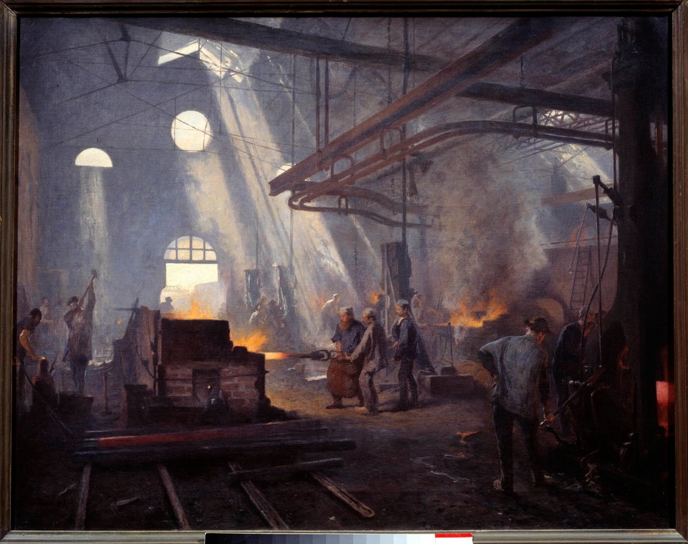 Une forge | Fernand Cormon | Estampe d'art
