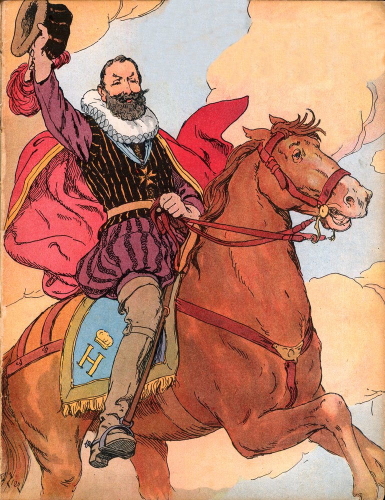 Roi Henri IV (1553-1610) - Illustration de François Édouard Zier (1856 ...