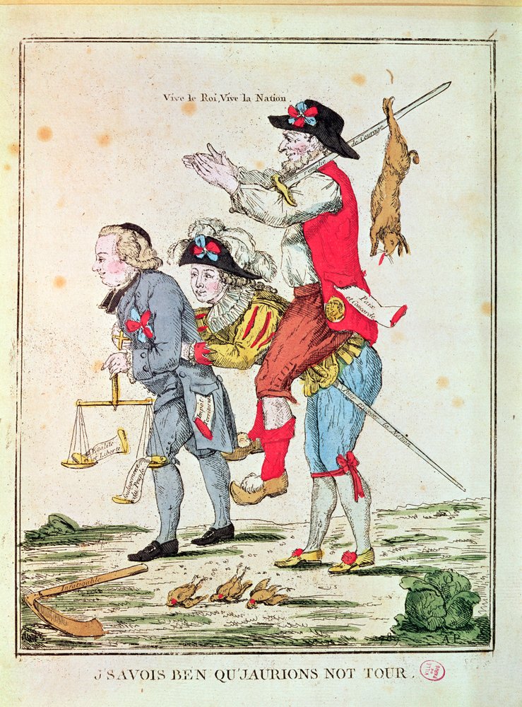 'Je savais bien que nous aurions notre tour', caricature représentant ...