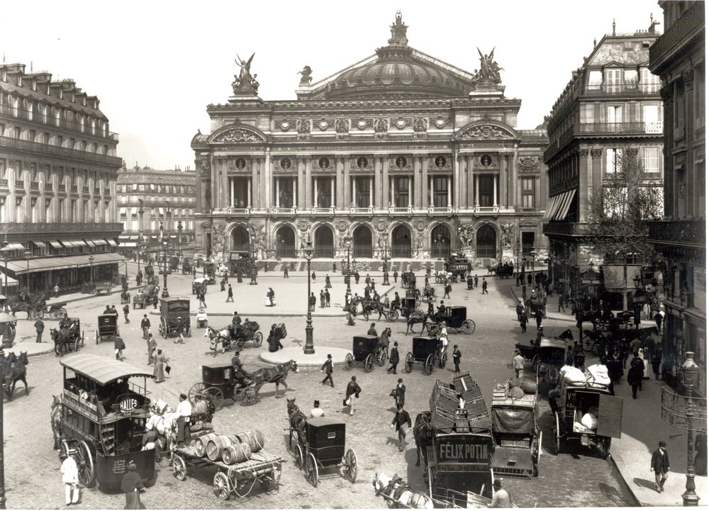 Vue de l'Opéra de Paris, 1890-99 | French Photographer