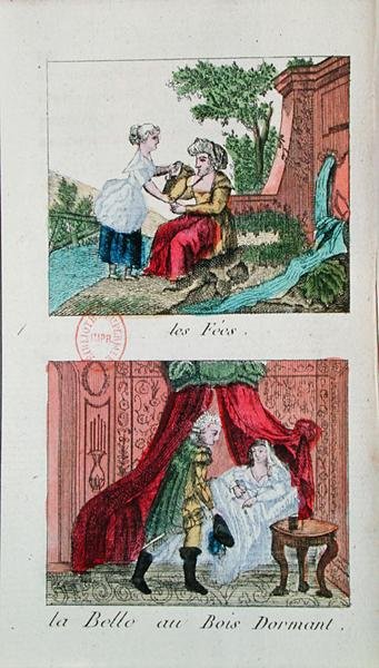 Illustrations pour 'Les Fées' et 'La Belle au bois dormant', contes de ...