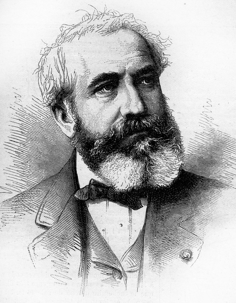 Portrait de Gabriel Jean Antoine Davioud (1824-1881), architecte ...