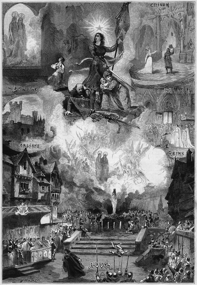 Représentation théâtrale : Jeanne d'Arc, drame lyrique de Jules Barbier ...