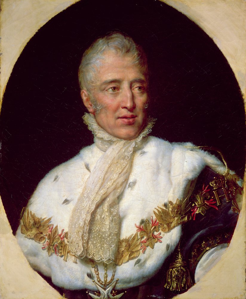 Portrait de Charles X (1757-1836) roi de France