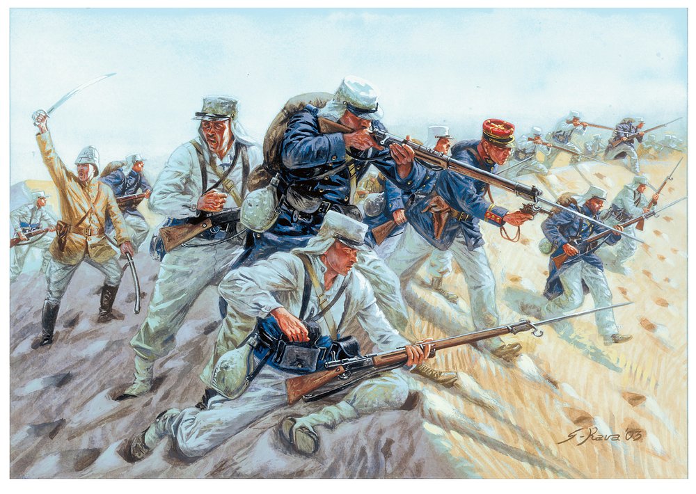 Marche ou crève Soldats de la Légion étrangère française - Illustration ...