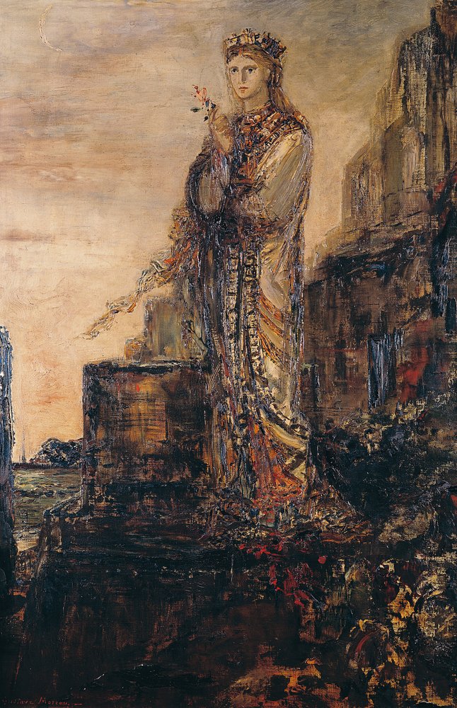 Hélène sur les remparts de Troie | Gustave Moreau