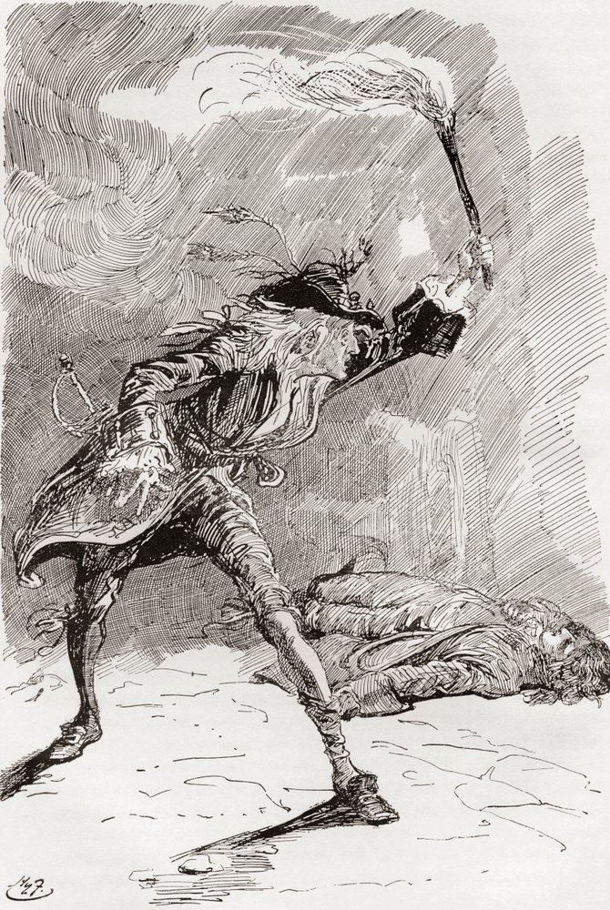 Illustration pour le roman Barnaby Rudge de Charles Dickens