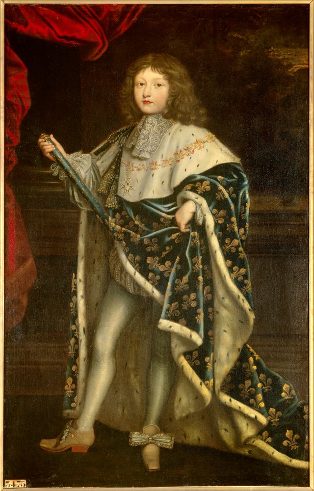 Portrait de Louis XIV enfant en costume sacré