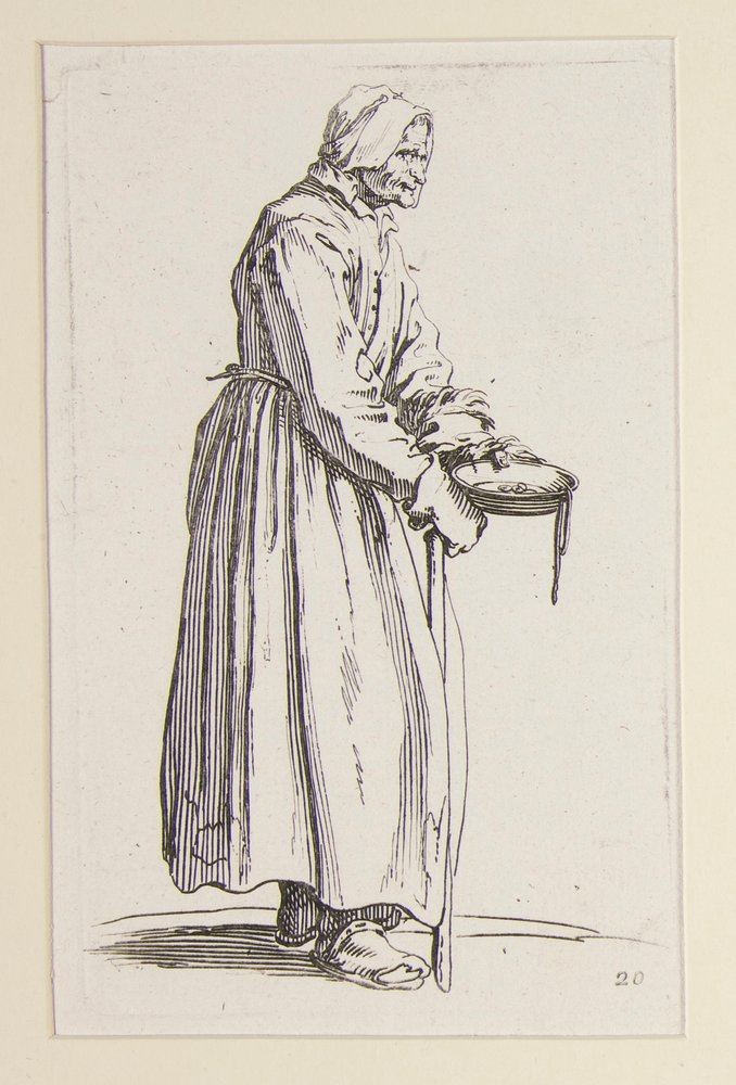 Mendiante portant un bol, des Mendiants (La mendiante à la sébille)