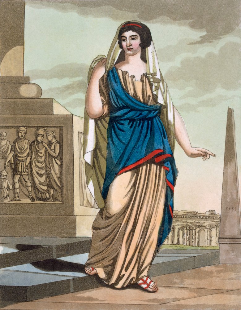 Citoyenne de la Rome Antique, pub. 1796 | Estampe d'art