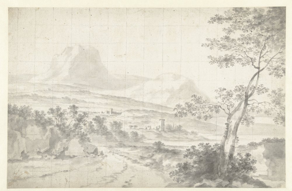 Paysage montagneux du sud | Jan Both | Estampe d'art