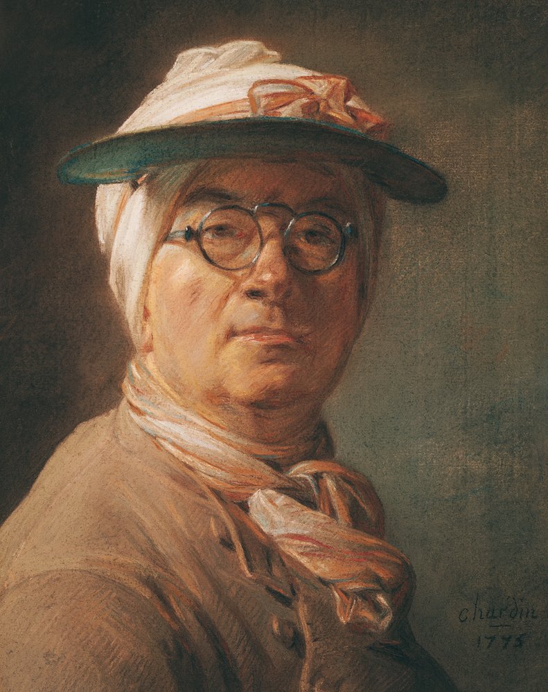 Autoportrait, 1775 | Jean Baptiste Simeon Chardin
