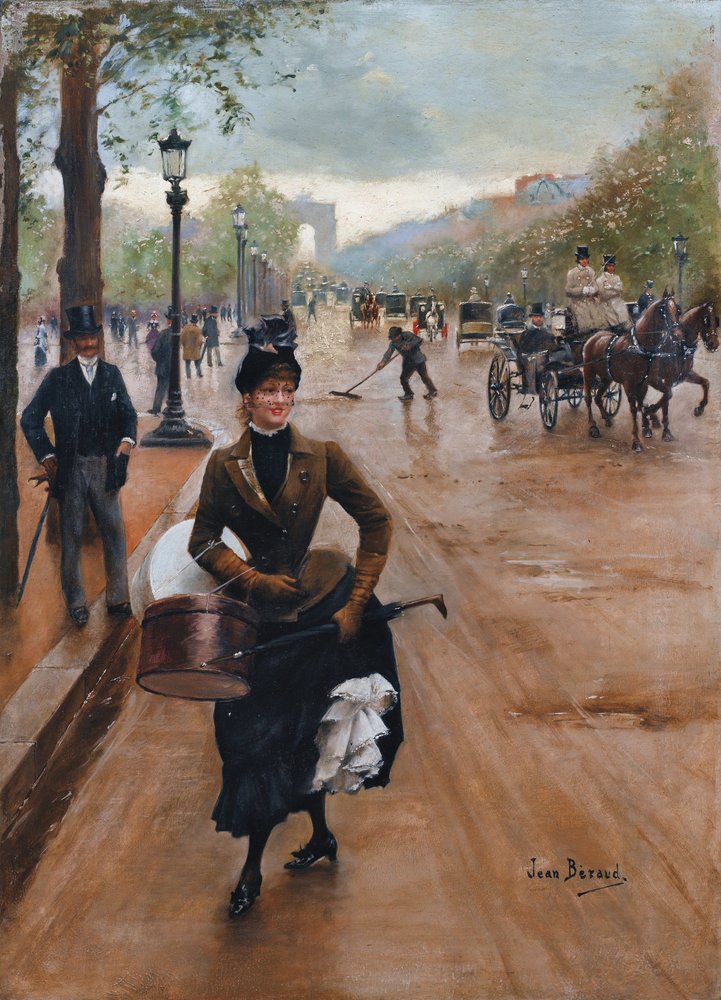 La Modiste sur les Champs-Élysées | Jean Beraud