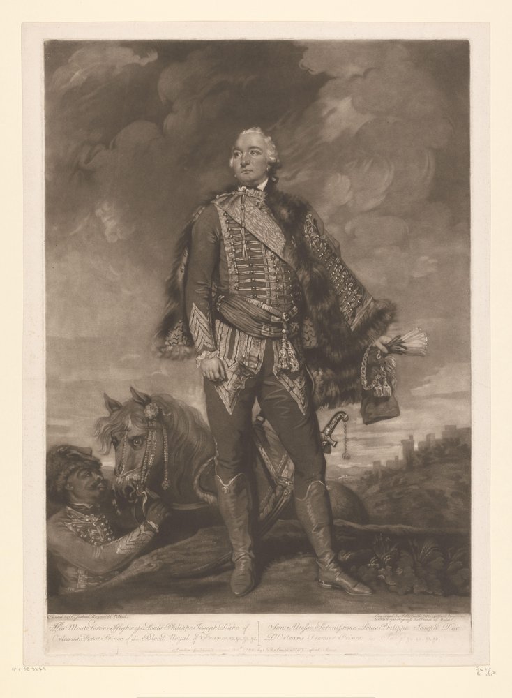Portrait de Louis Philippe II d'Orléans | Estampe d'art