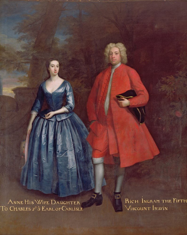 Portrait de Rich, 5e vicomte Irwin et de sa femme Anne, vers 1715-20