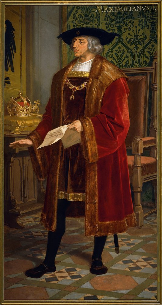 Portrait de Maximilien Ier d'Autriche | Estampe d'art