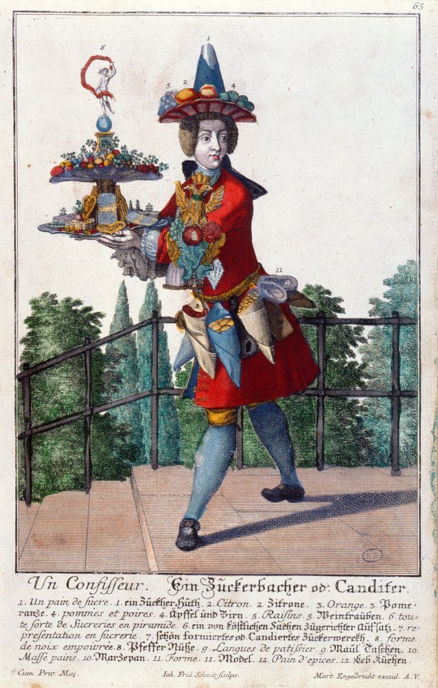 Un confiseur, vers 1735 | Martin Engelbrecht