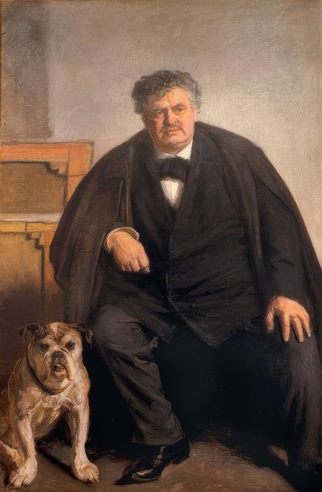 Le peintre Carl Locher avec un tigre | Michael Peter Ancher