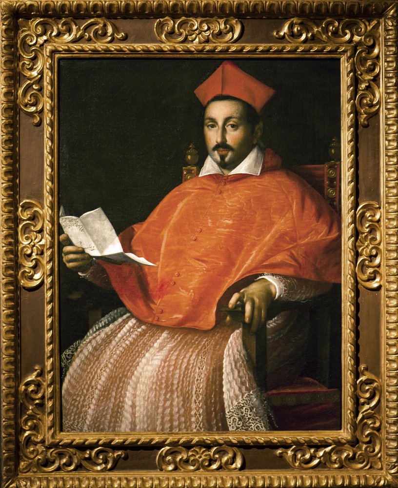 Portrait du cardinal Scipione Borghese (Scipione Caffarelli-Borghese ...