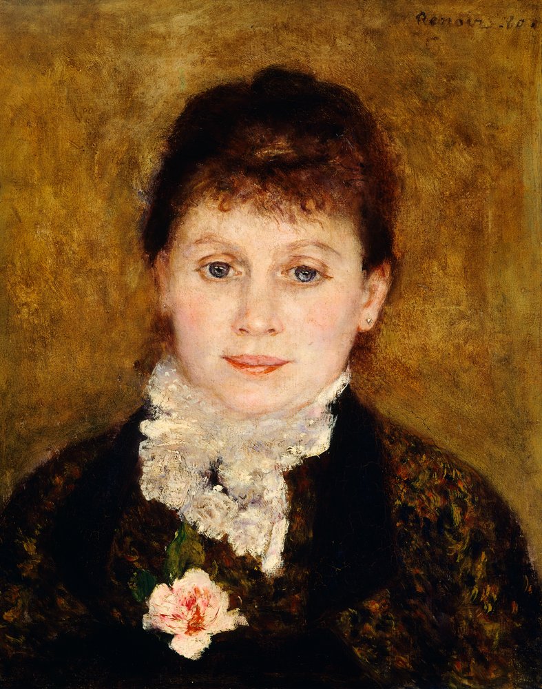 Portrait de femme par Pierre-Auguste Renoir