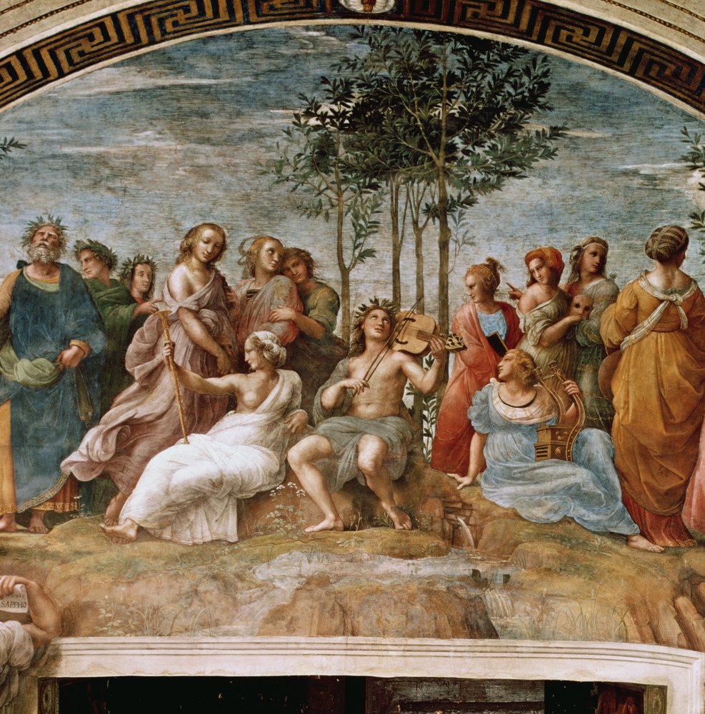 Parnasse, de la Stanza della Segnatura, 1510-11