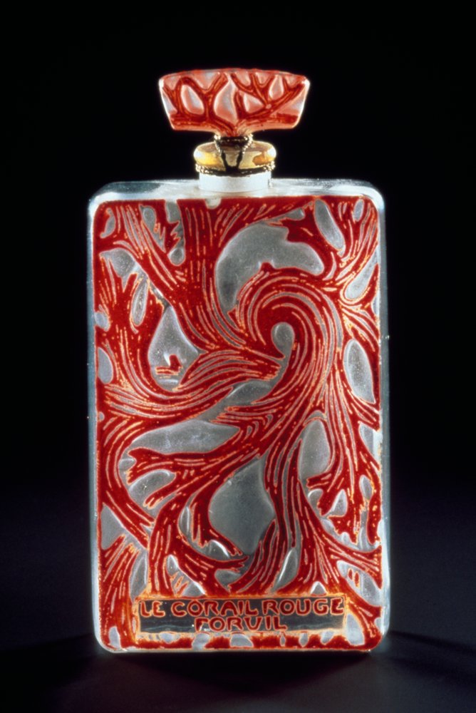 Flacon en verre pour le parfum Corail Rouge (Le Corail Rouge) par Forvil