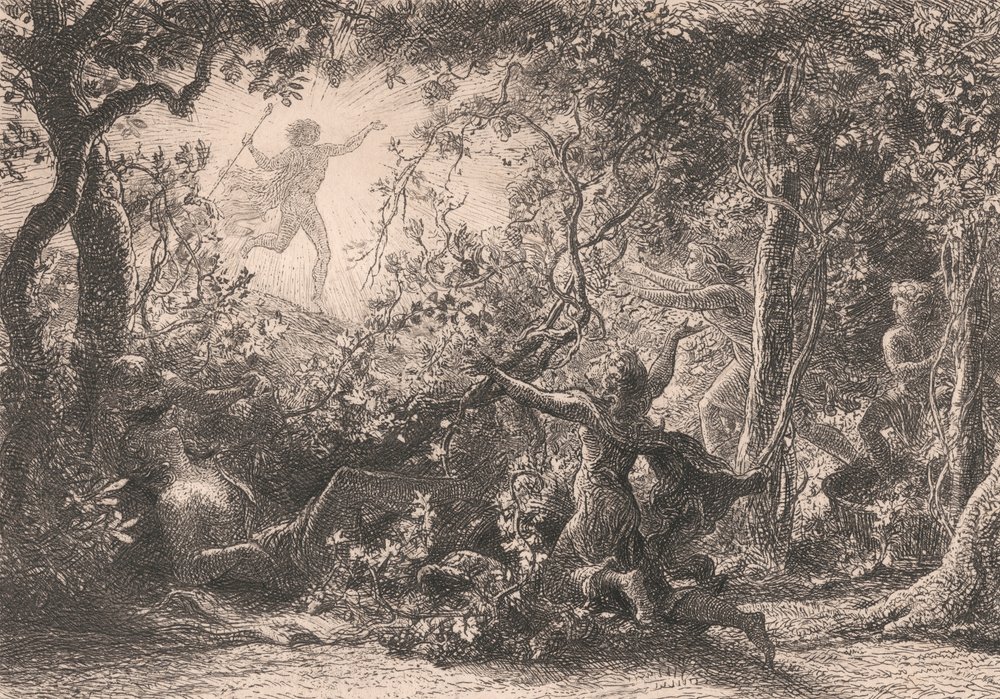 La vigne | Samuel Palmer | Estampe d'art