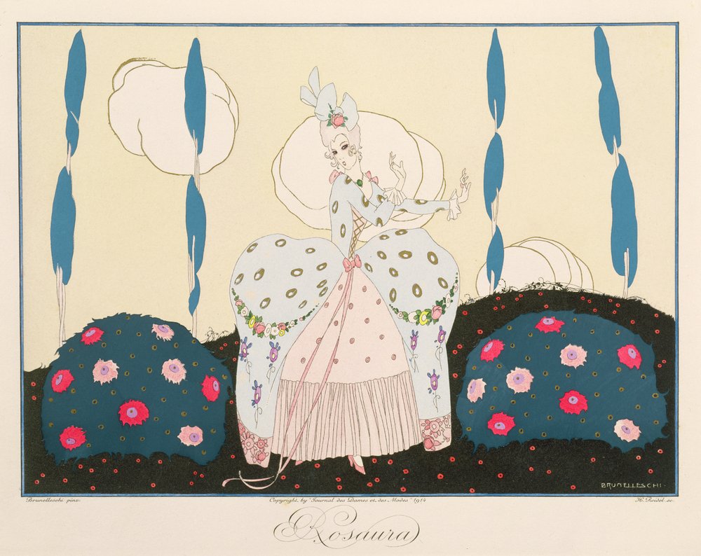 Rosaura, de l'édition 'Masques et Personnages du Théâtre Italien' du ...