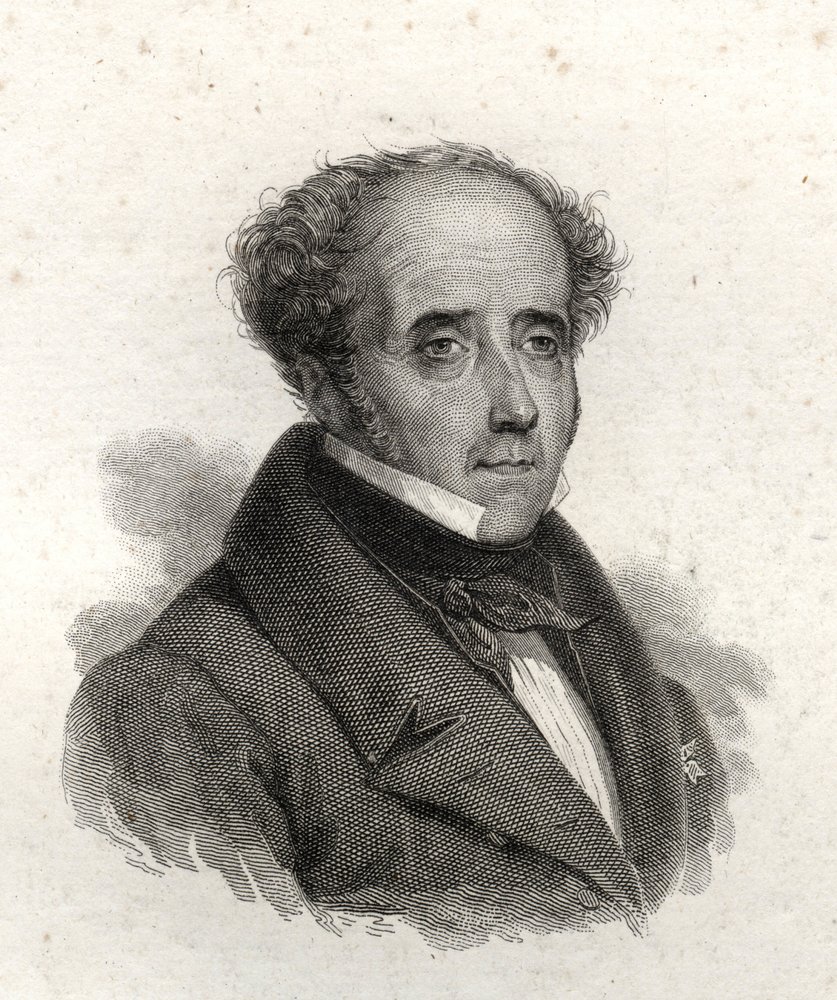 Portrait de Chateaubriand, gravure du XIXe siècle