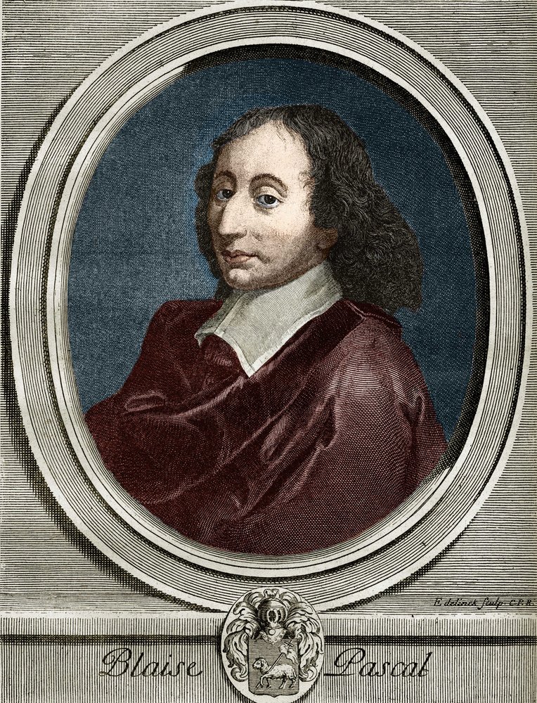 Portrait de Blaise Pascal (1623-1662), physicien, mathématicien et ...