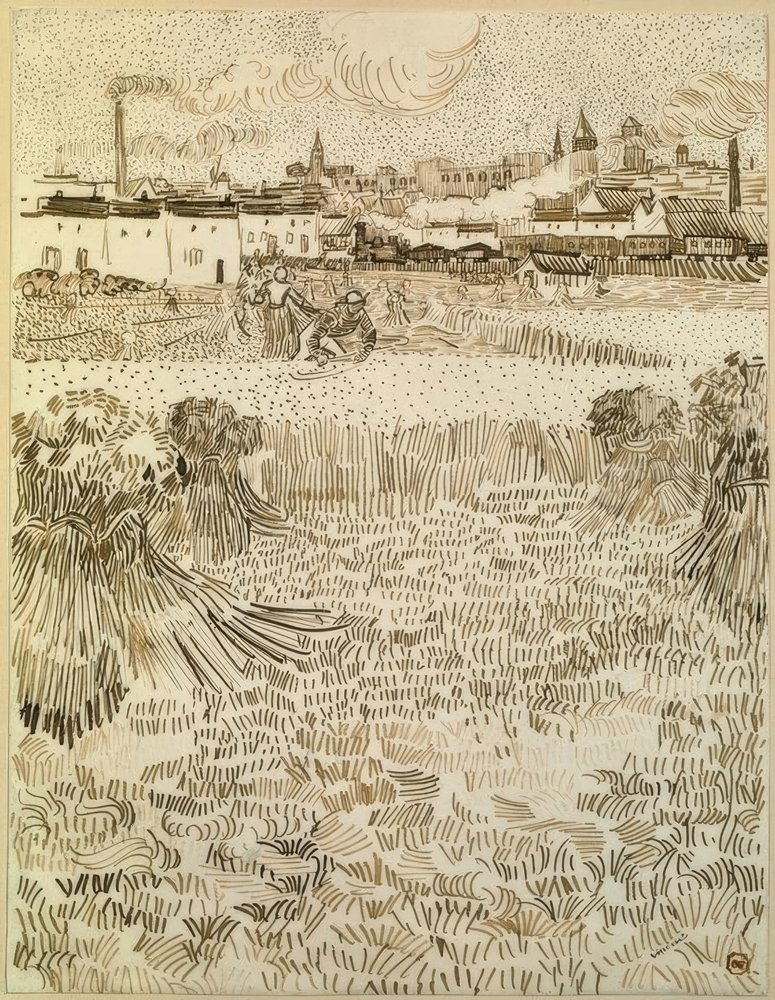 Le Moissonneur | Vincent van Gogh | Estampe d'art