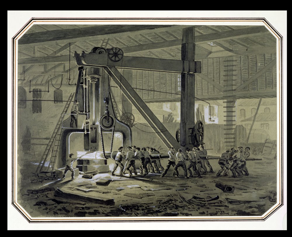 Le marteau-pilon | William McConnell | Estampe d'art