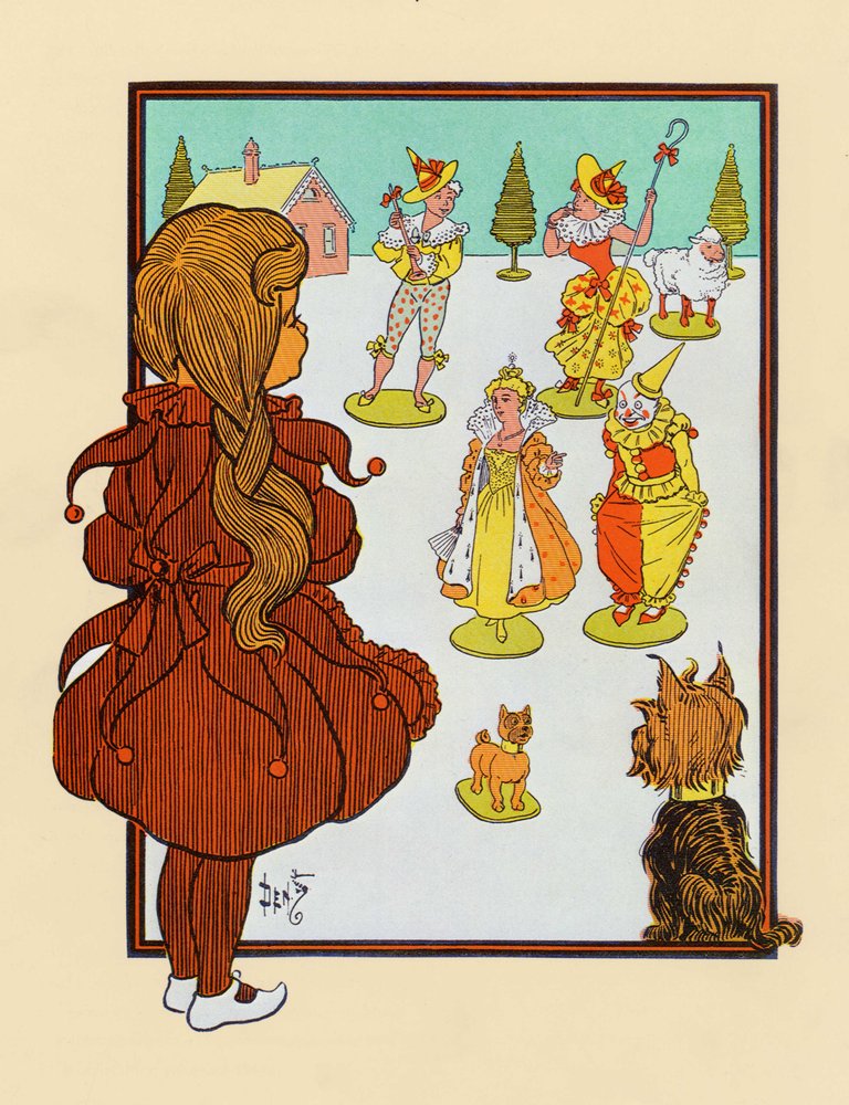 Illustration du "Magicien d'Oz" de Lyman Frank Baum (1856-1919) par ...