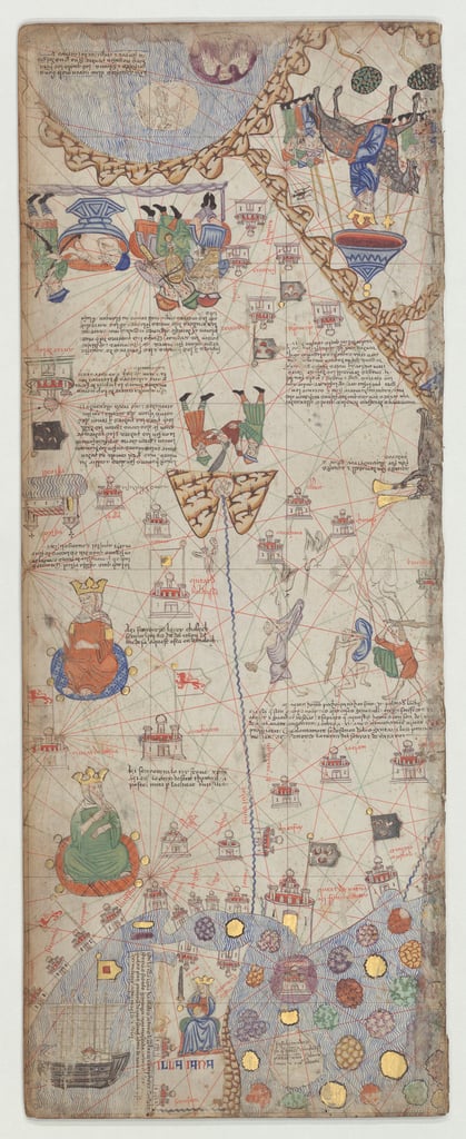 Atlas catalan, feuille 11, 1375 | Abraham Cresques