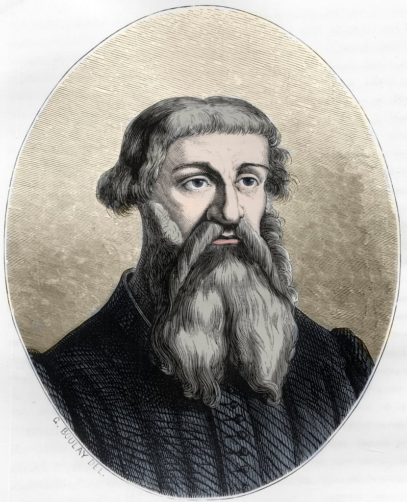 Portrait d'Etienne Dolet, érudit, traducteur et imprimeur français ...