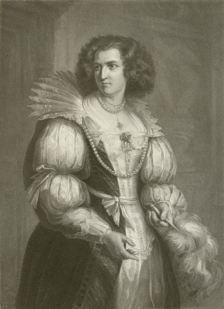 Grafin Terzky (gravure) | August Friedrich Pecht