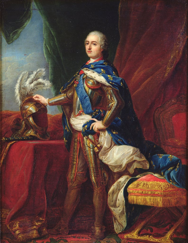 Portrait de Louis XV en armure | Carle van Loo | Estampe d'art