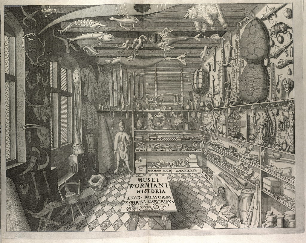 Frontispice 'Musei Wormiani Historia' de 'Museum W...