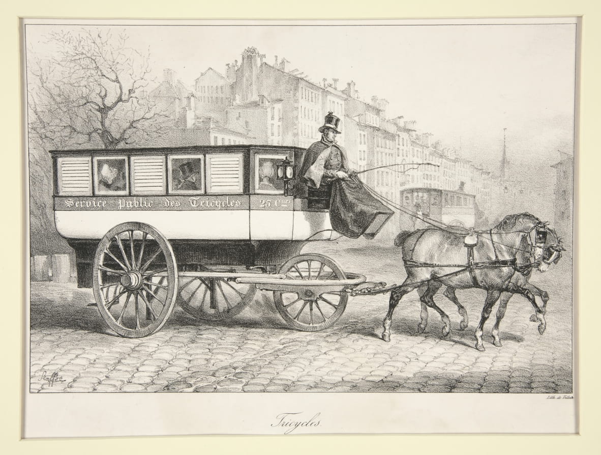 Tricycles | Denis Auguste Marie Raffet | Estampe d'art