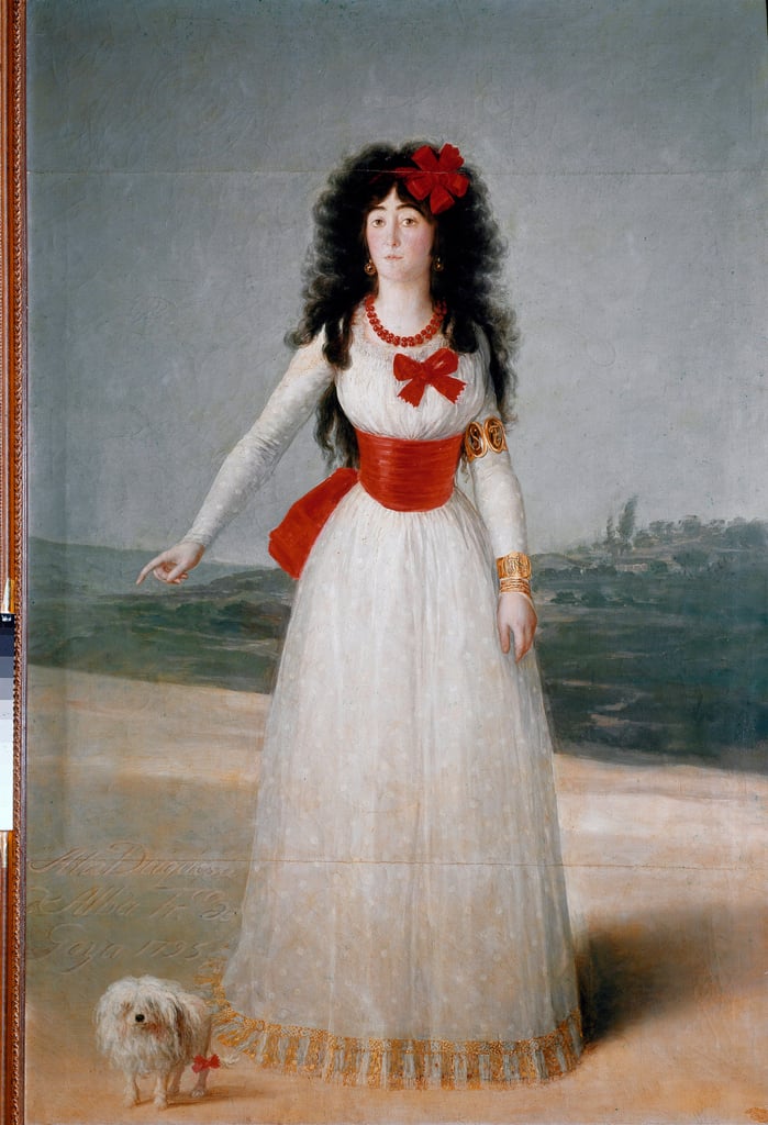 Portrait de la duchesse d'Albe (Alba) (Maria Teresa Cayetana de Silva ...