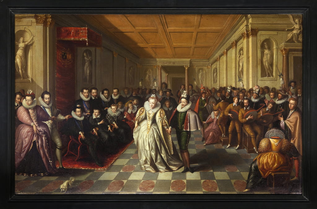 Le bal des noces du duc de Joyeuse (huile sur toile)